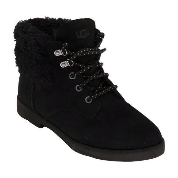 UGG | Shoes | Ugg Womens Romely Heritage Lace Fashion Boot Black Size ...
